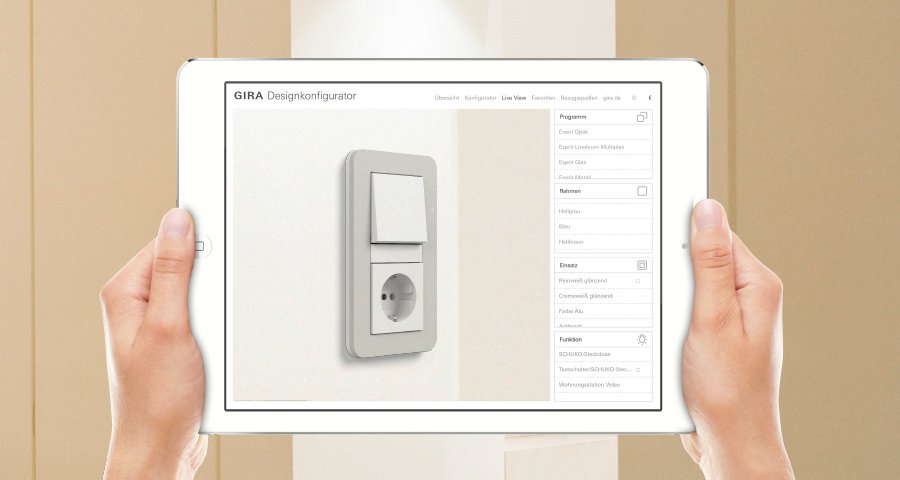 Gira E3 Schalterprogramm: Soft-Touch Lichtschalter und Steckdosen in ...