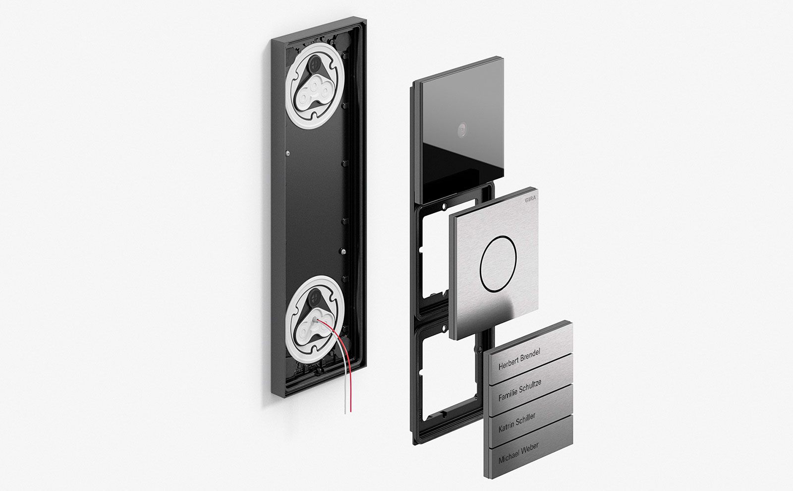 Gira System 106: Doorbell and hands-free car kit in one