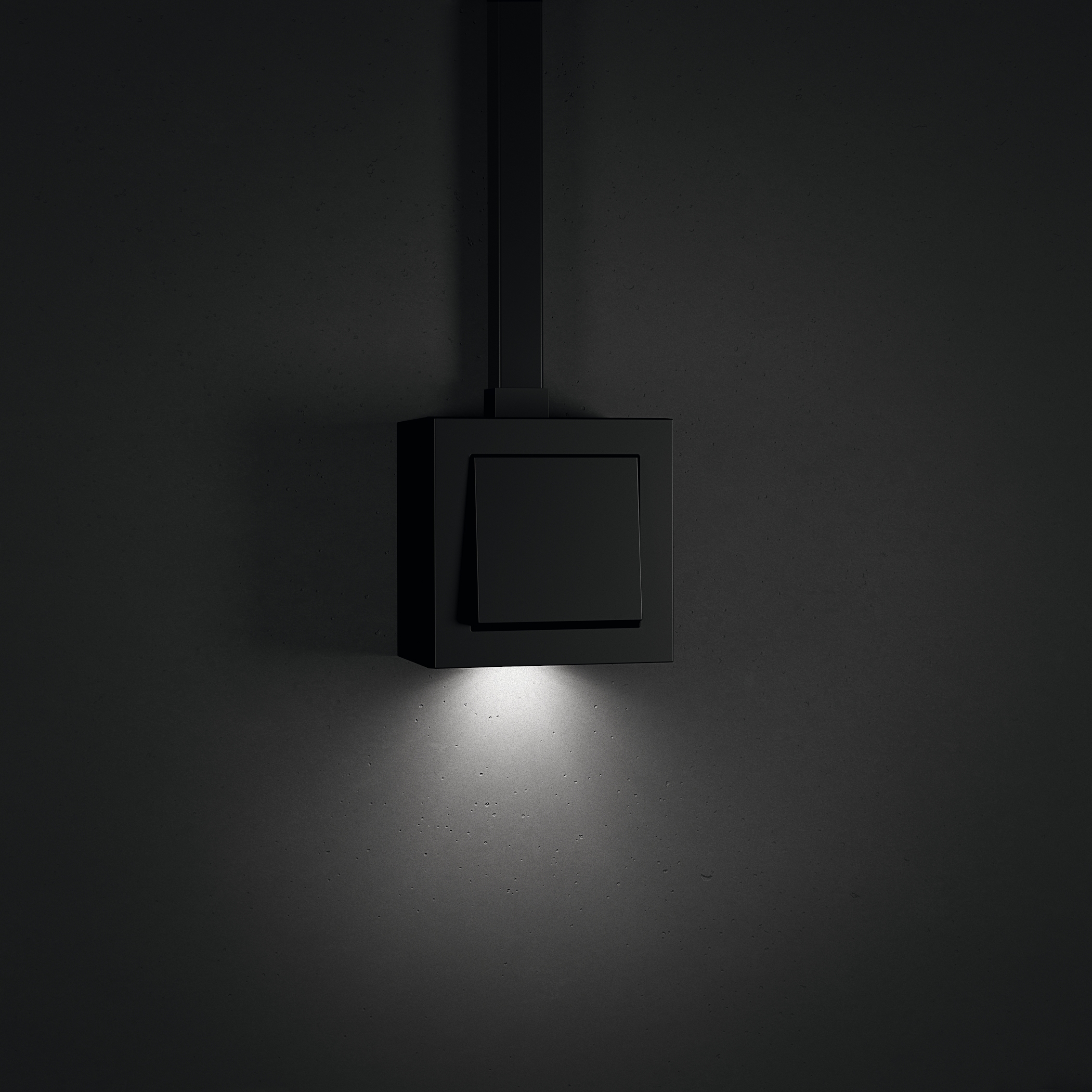 Gira E2 Aufputz Schwarz matt